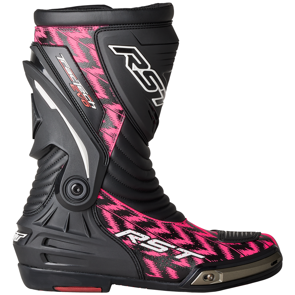 RST Tractech Evo III 3 CE Motorcycle Boots - Dazzle Pink | Gearchange ...