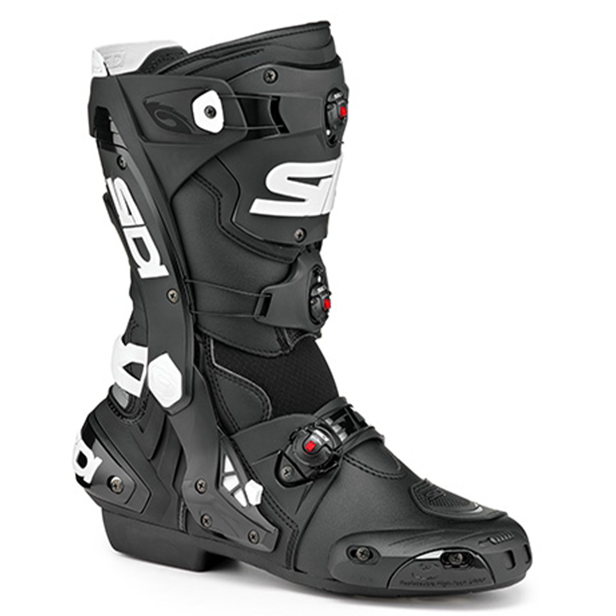 Sidi Rex Black/Black CE Motorcycle Boots | Gear Change Online
