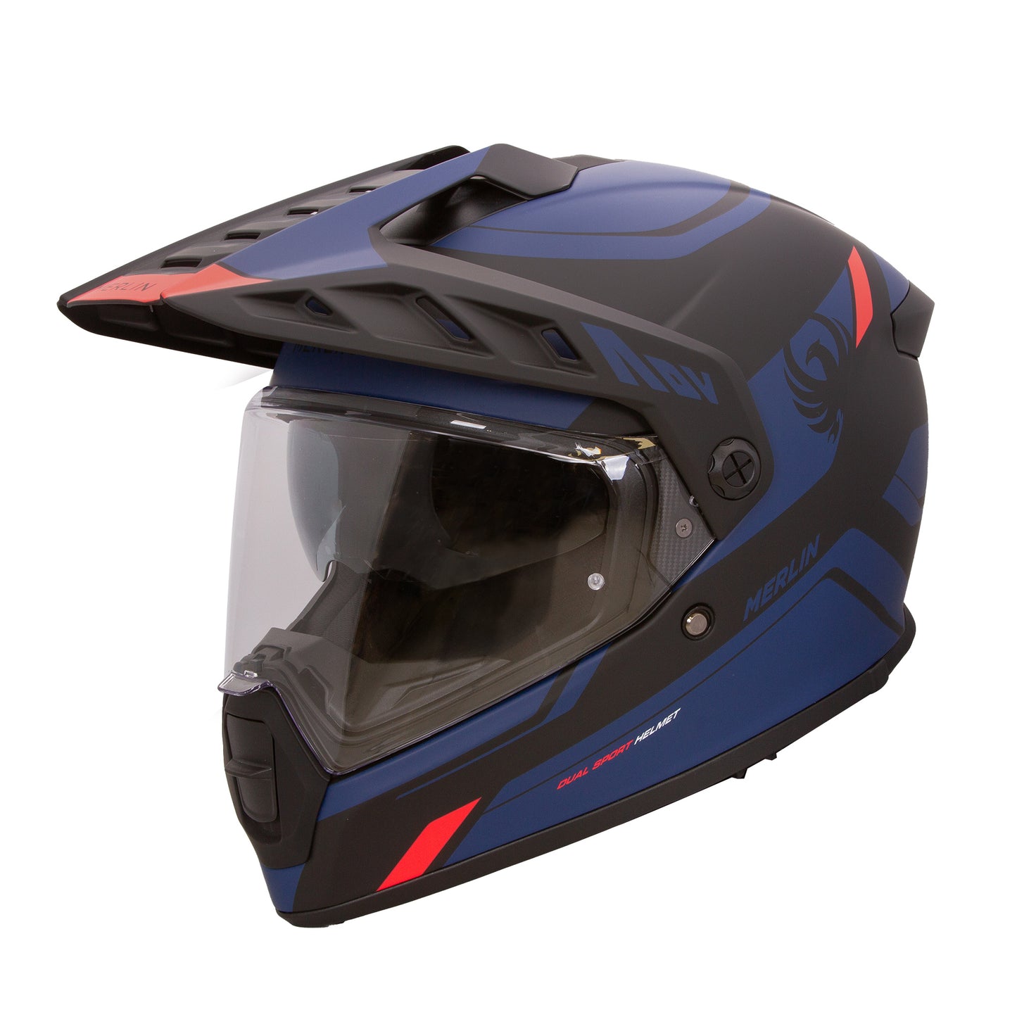 Merlin Torres Adventure Full Face Helmet – Matt Blue – Gear Change Online