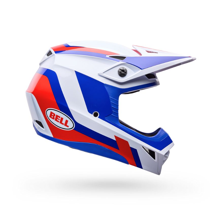 Bell MX-10 MIPS Aviator Red White Motorcycle Helmet (2025) – Gear ...