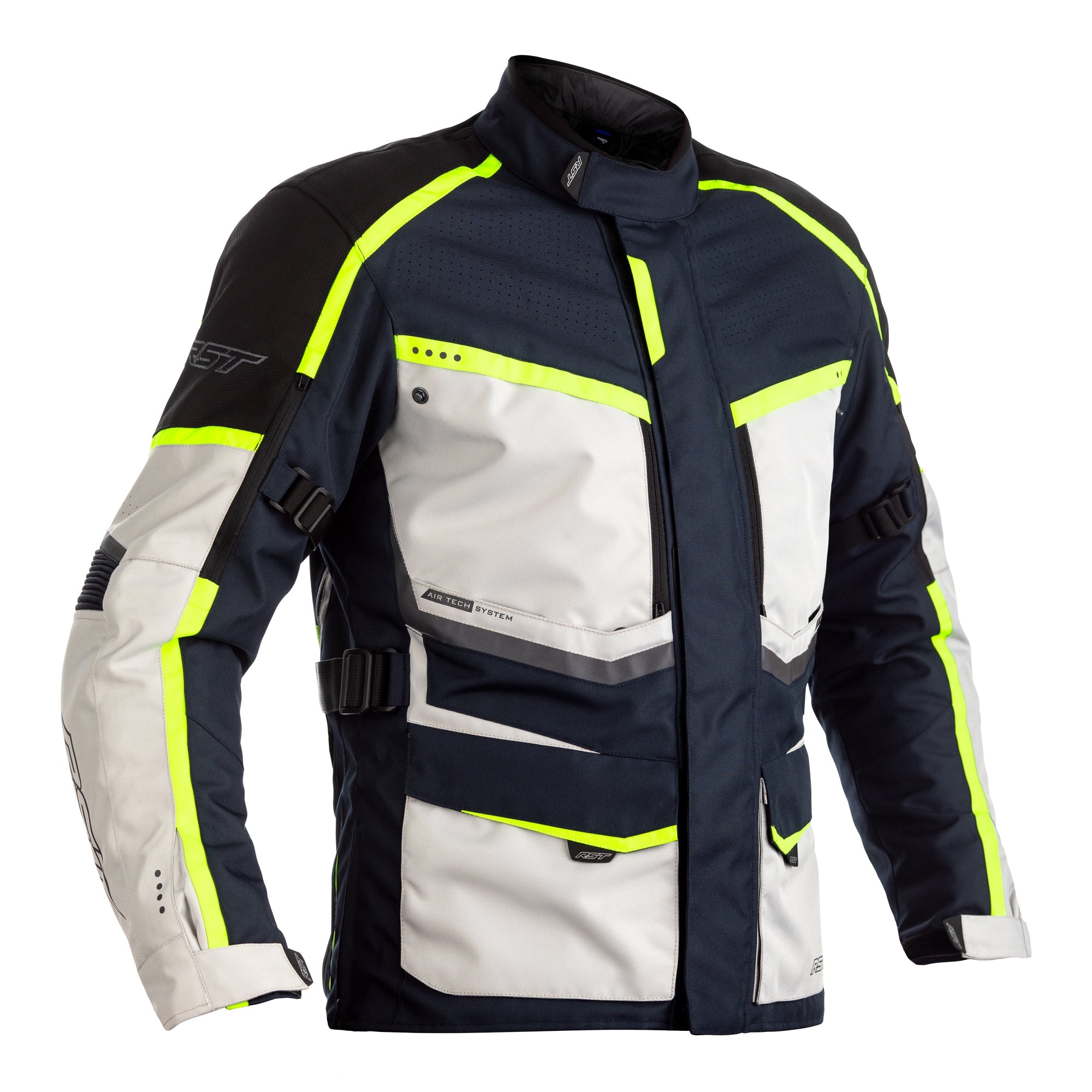 RST Maverick CE Mens Motorcycle/Motorbike Textile Jacket - Blue ...
