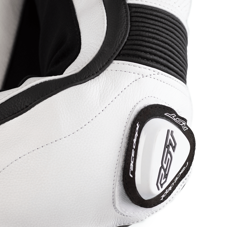 RST Pro Series Evo Airbag Men's Leather Suit - White/Black/White ...